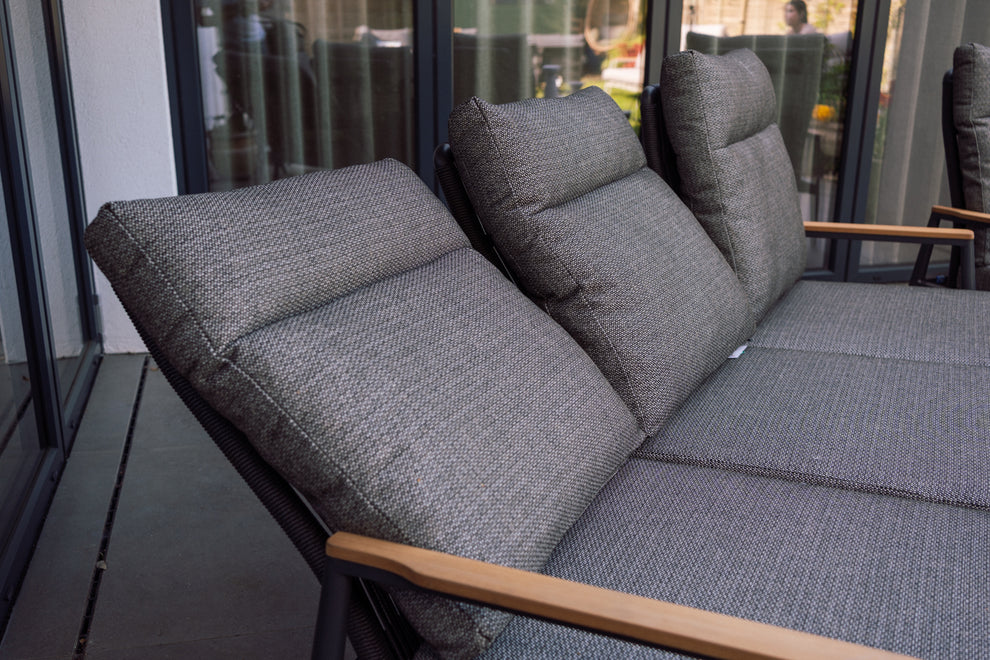 Aluminium & Teak Height Adjustable & Extending Lounge Set – Innovators ...